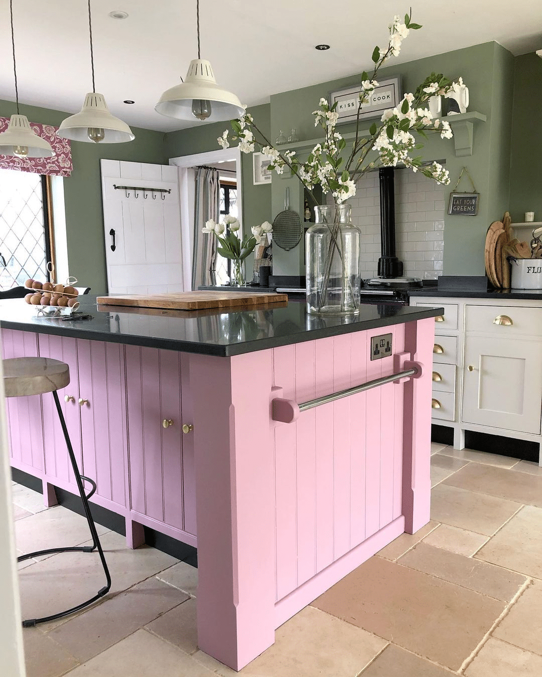 40 Most Elegant And Unique Pink kitchen Ideas - Drop By My Home