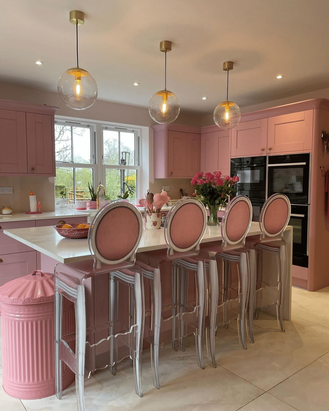 40 Most Elegant And Unique Pink kitchen Ideas - Drop By My Home
