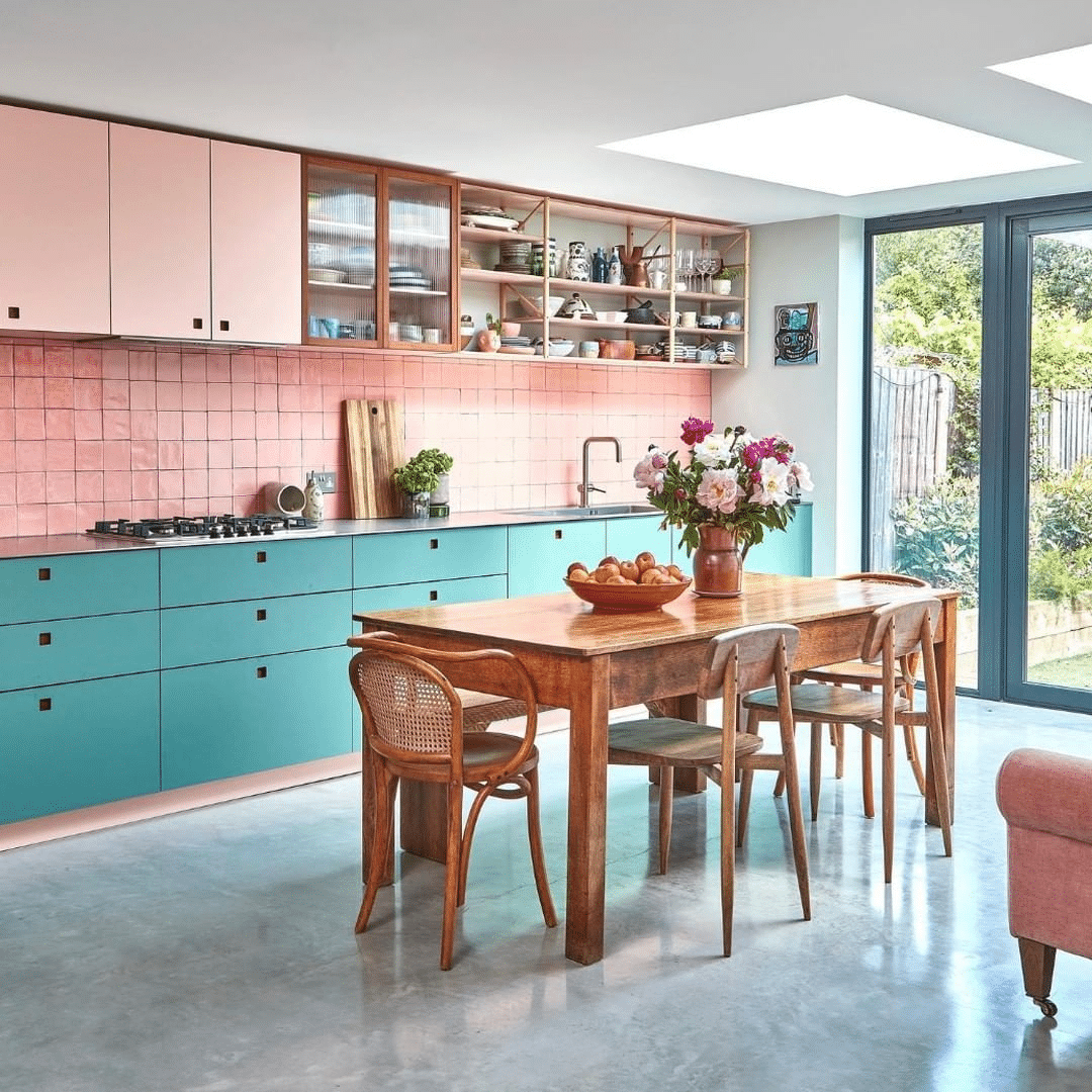 40 Most Elegant And Unique Pink kitchen Ideas - Drop By My Home