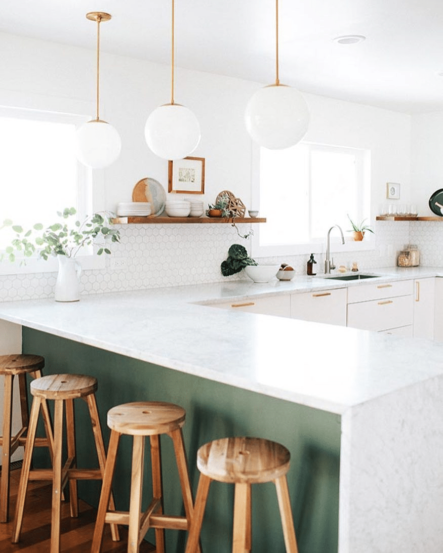 40 Dazzling Kitchen Peninsula Attached To Wall Ideas - Drop By My Home