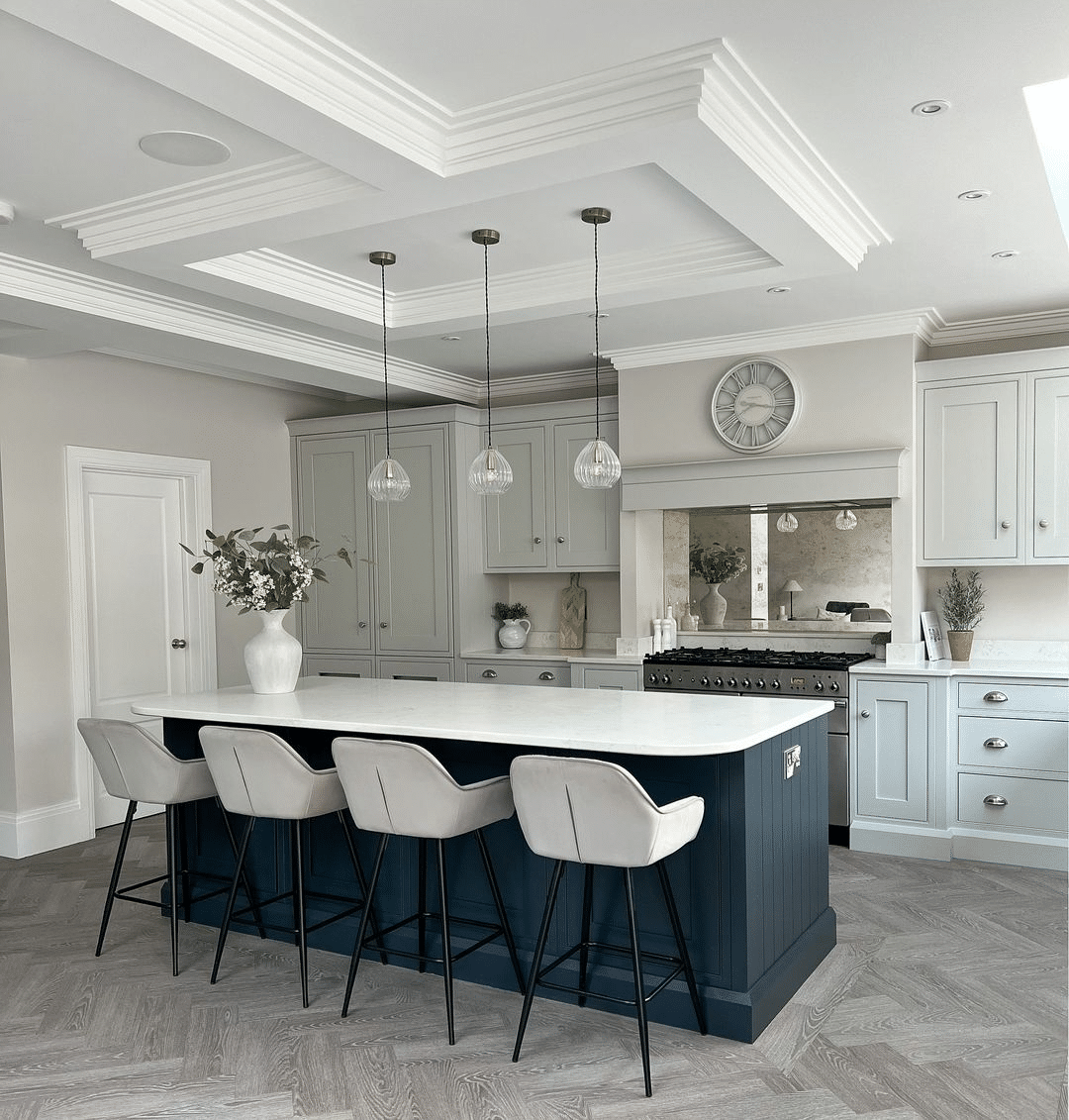 35 Magnificent Kitchen Island With Back Panel Ideas - Drop By My Home