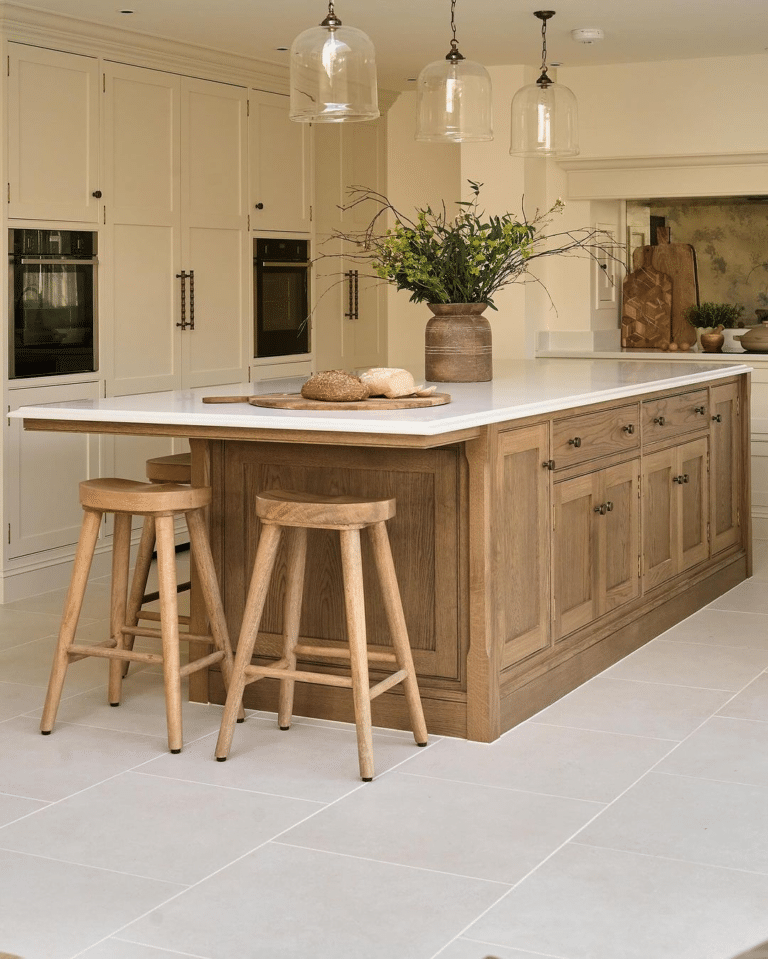 35 Magnificent Kitchen Island With Back Panel Ideas - Drop By My Home