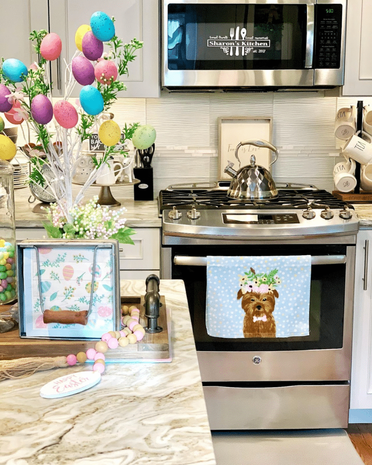 35 Lively Easter Kitchen Decor Ideas To Decorate This Festive Season ...