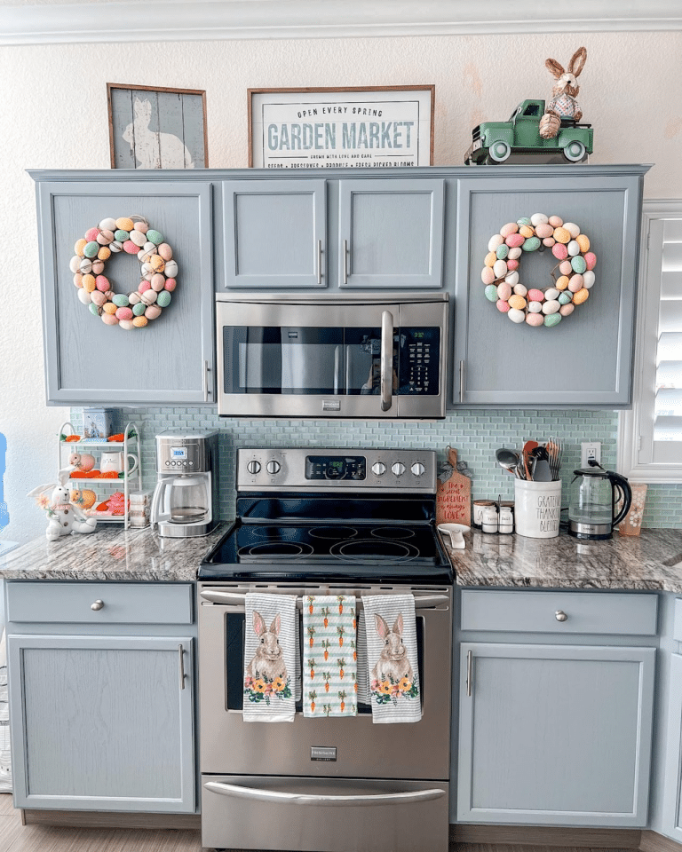 35 Lively Easter Kitchen Decor Ideas To Decorate This Festive Season ...