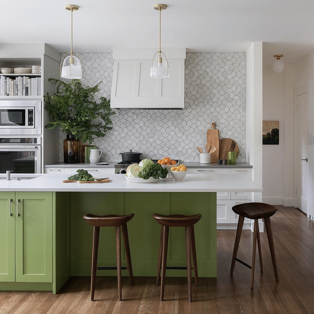 25 Ecstatic Green Kitchen Island Ideas That Amaze You - Drop By My Home
