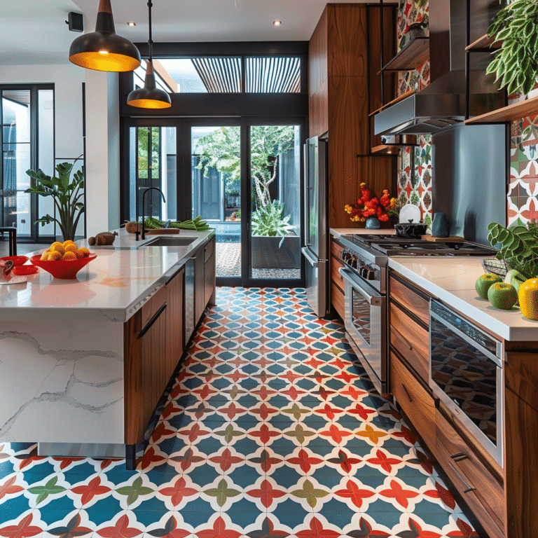 20+ Remarkable Kitchen Floor Tile Ideas to Elevate Your Kitchen’s Charm ...