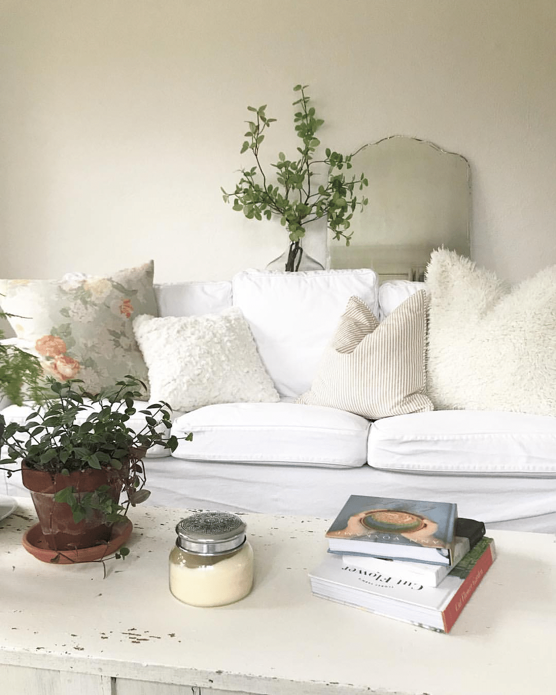 35 Remarkable Mirror Above Couch Ideas You Need To See - Drop By My Home