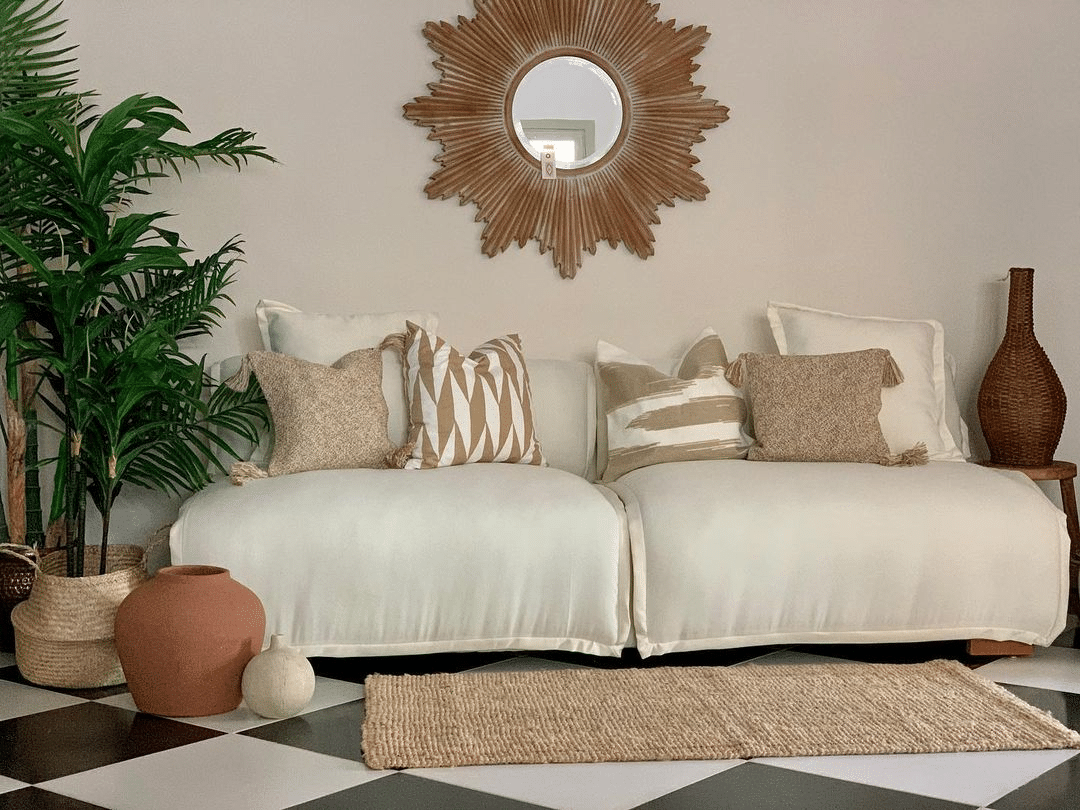 35 Remarkable Mirror Above Couch Ideas You Need To See - Drop By My Home