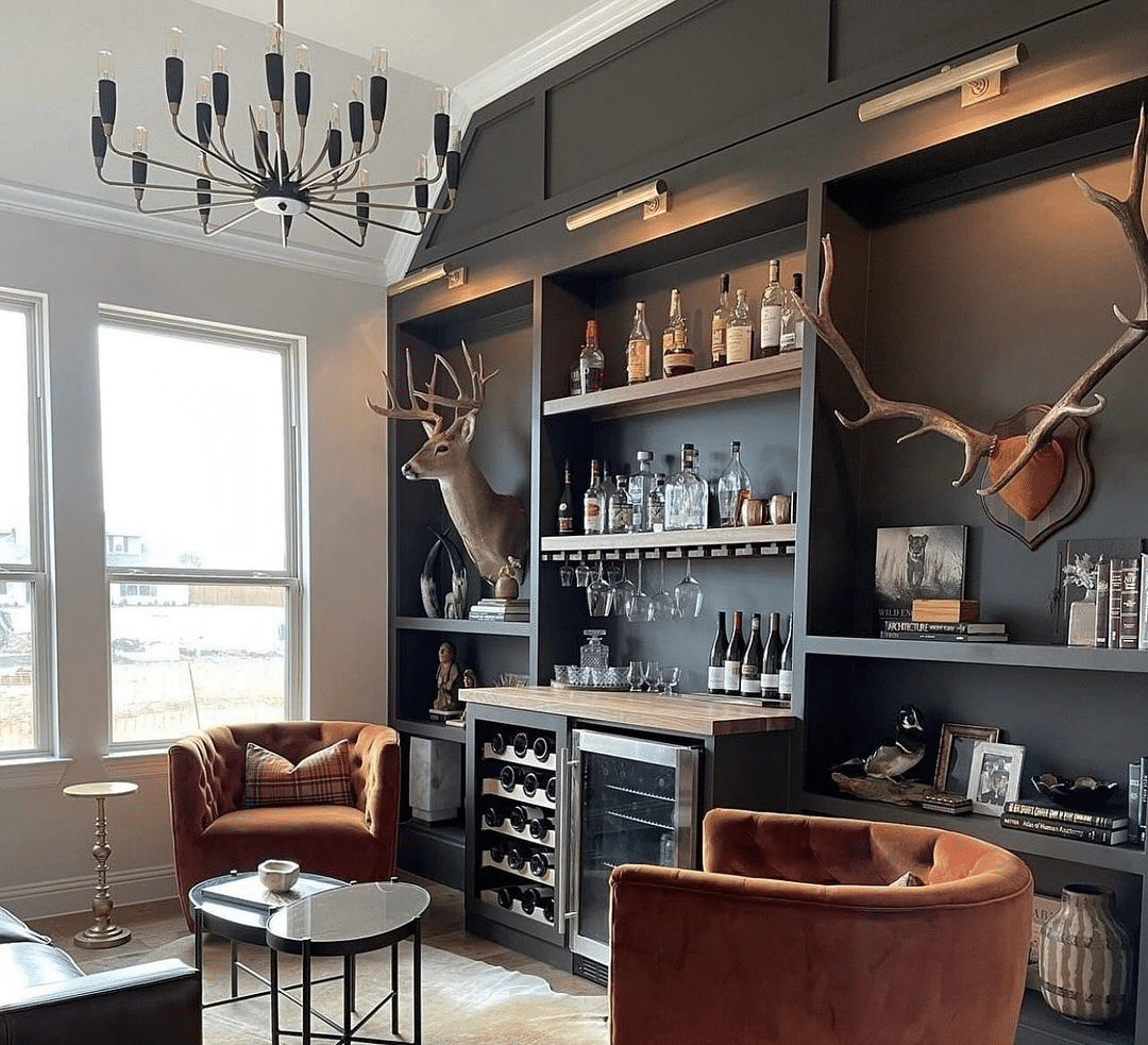 23 Beautiful And Comfortable Home Lounge Room Bar Ideas - Drop By My Home