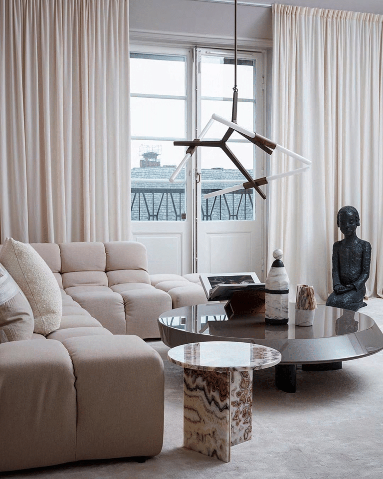 25 Stylish And Modern Cream Living Rooms - Drop By My Home