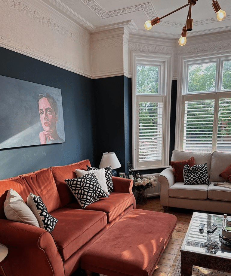 35 Classic And Old Black And Rust Living Room Ideas - Drop By My Home
