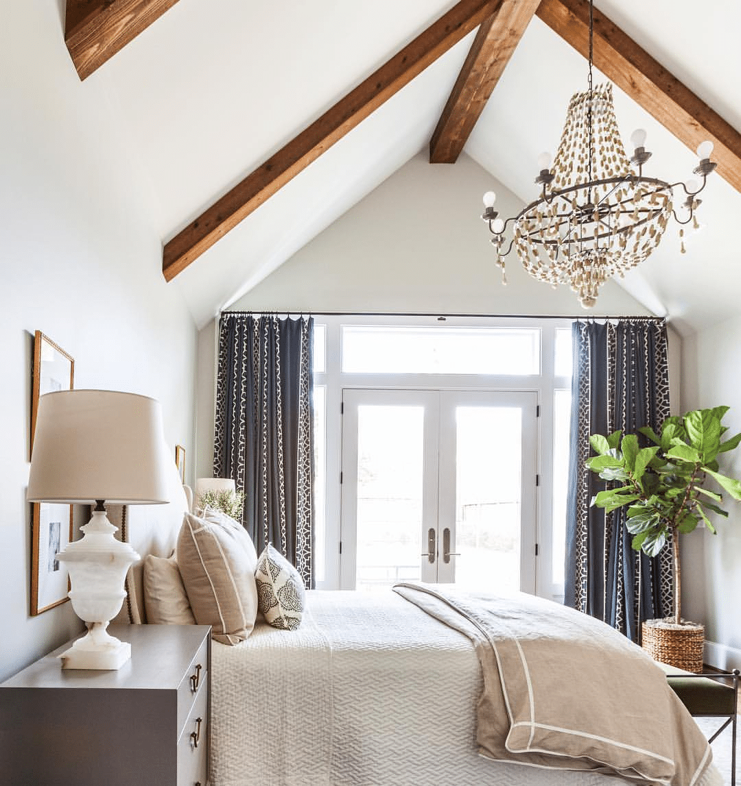 27 Vaulted Bedroom Ceiling Ideas You Should Try - Drop By My Home