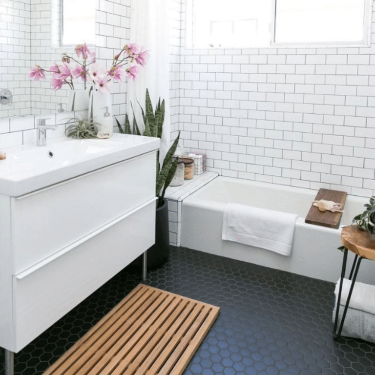 15 Small Bathroom Floor Tile Ideas - Drop By My Home